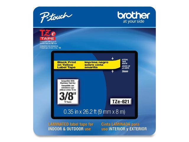 Click here for Brother P-touch TZe-621 Label Maker Tape 0.35W Yel... prices