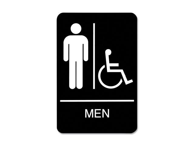 Click here for ADA Sign Men/Wheelchair Accessible Tactile Symbol... prices