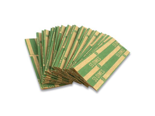 Click here for FLAT TUBULAR COIN WRAP  DIMES  $5.00  GREEN  1 000... prices