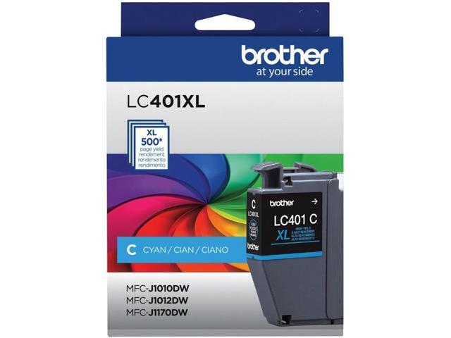 Brother LC401XLCS 500 Page-Yield High-Yield Ink - Cyan - Cyan