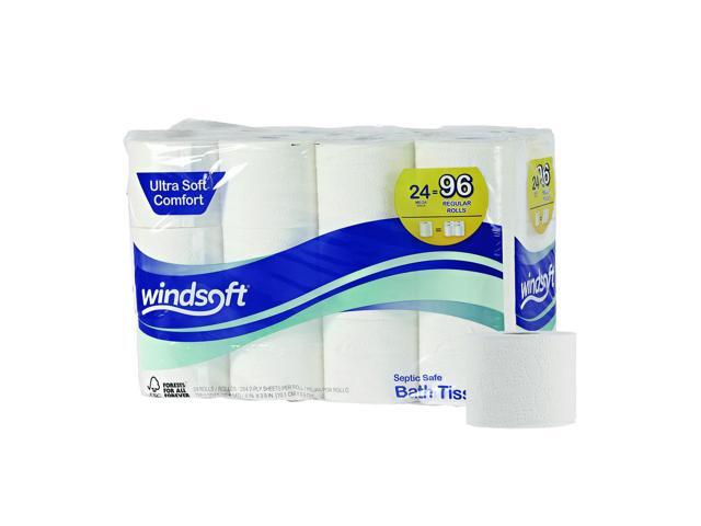 Click here for Windsoft Premium Bath Tissue Septic Safe 2-Ply Whi... prices