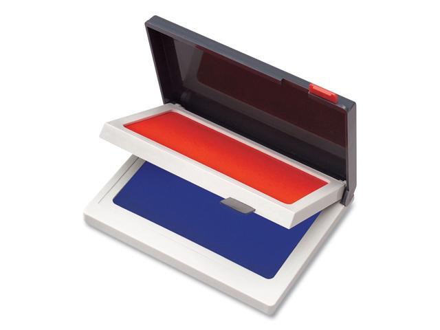 Click here for Two-Color Felt Stamp Pads 4.25 x 3.75 Blue/Red 090... prices