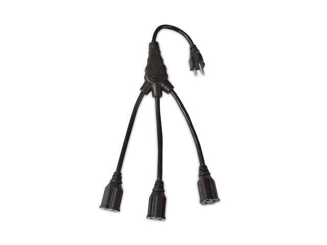 Click here for Three-Outlet Cord Splitter 18 13 A Black PEXTSQ318... prices