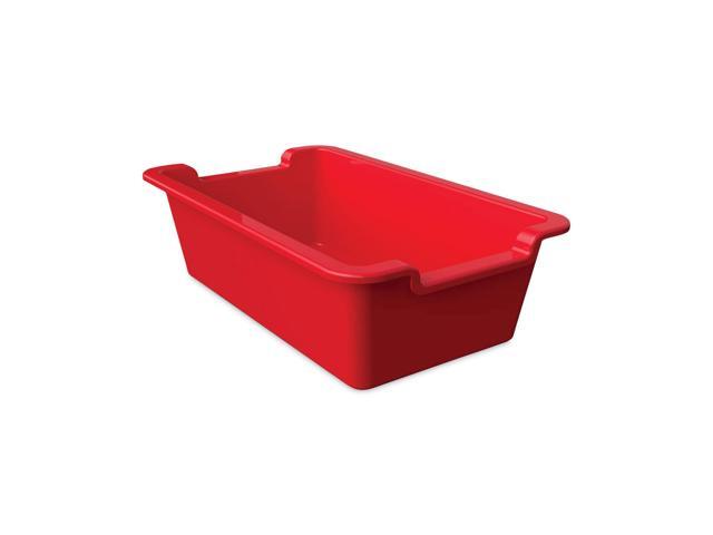 Click here for Deflecto Antimicrobial Rectangle Storage Bin Red 3... prices