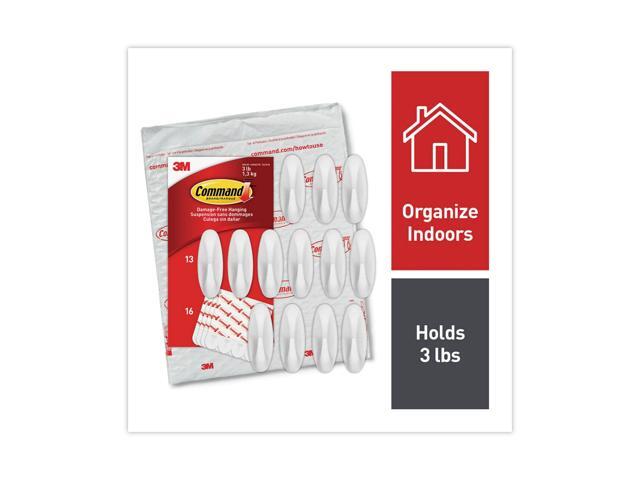 Click here for 3M Command Designer Hooks Medium Plastic 3 lb Whit... prices