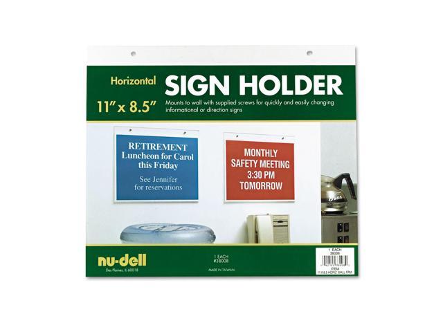 Click here for Acrylic Sign Holder Horizontal 11 x 8.5 Clear NUD3... prices