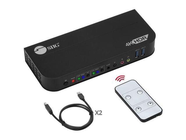 Click here for SIIG 2x1 DisplayPort 4K KVM USB 3.0 Switch with Re... prices