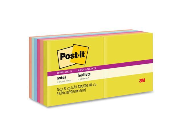 Click here for Post-it Super Sticky Notes 3 x 3 Summer Joy Collec... prices