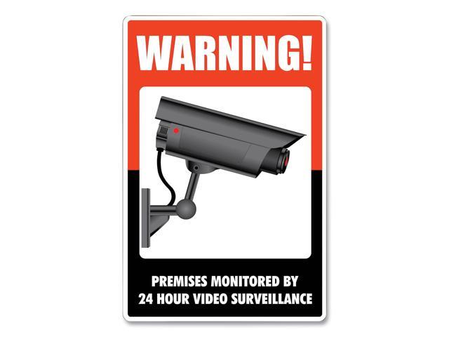 Click here for Cosco 24-Hour Video Surveillance Sign 8 x 12 Black... prices