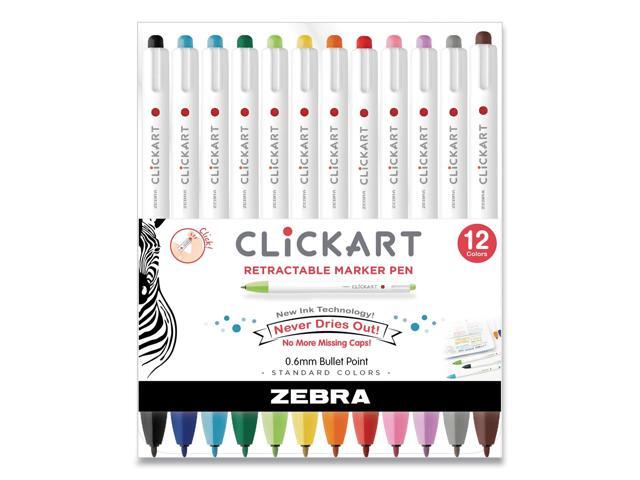 Click here for Zebra Pen ClickArt Porous Point Pen Retractable Fi... prices