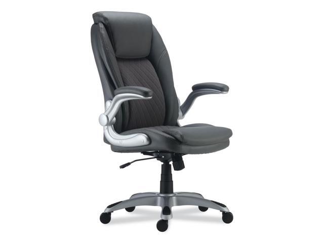 Click here for Alera Leithen Bonded Leather Midback Chair Support... prices