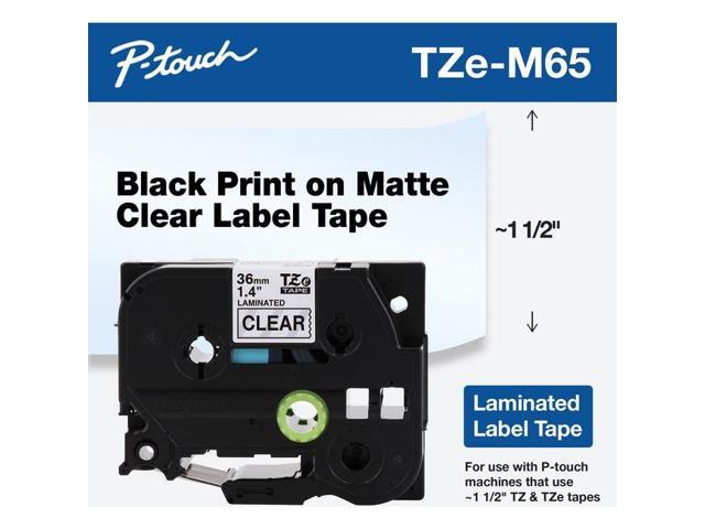 Click here for Brother P-touch TZe Label Tape TZEM65 prices