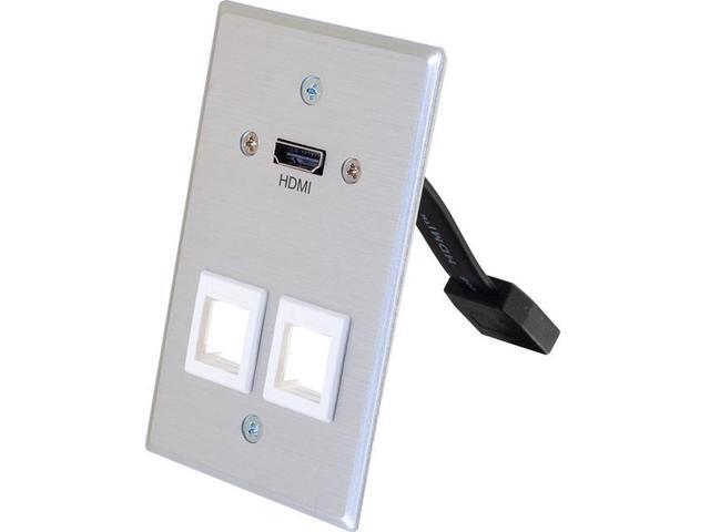 Click here for HDMI & REG; PASS THROUGH SINGLE GANG WALL PLATE WI... prices