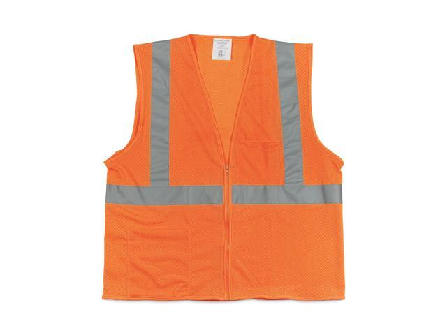 Click here for Zipper Safety Vest X-Large Hi-Viz Orange 302MVGZOR... prices
