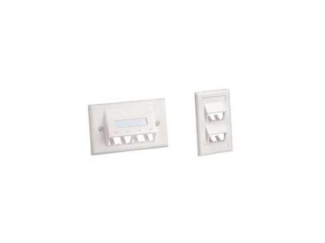 Click here for PANDUIT 4-Socket Faceplate CFPSL4IWY prices