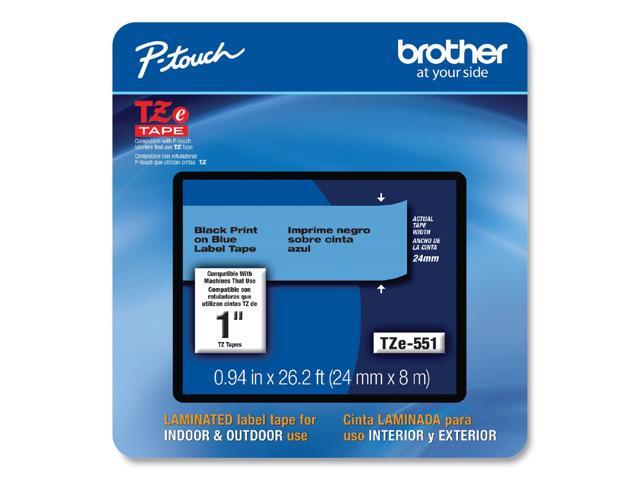 Click here for 24MM BLACK TEXT ON BLUE LABEL TAPE prices