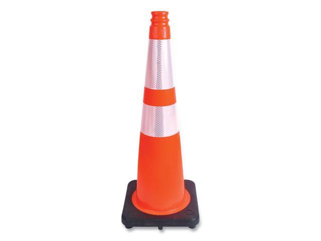 Click here for Traffic Cone 10.75 x 10.75 x 28 Orange/Silver/Blac... prices
