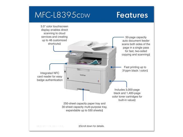 Click here for Brother Workhorse MFC-L8395CDW Digital All-in-One... prices