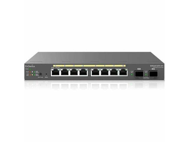 Click here for EnGenius Fit Gigabit 8-Port 110W PoE+ Switch w/2 S... prices
