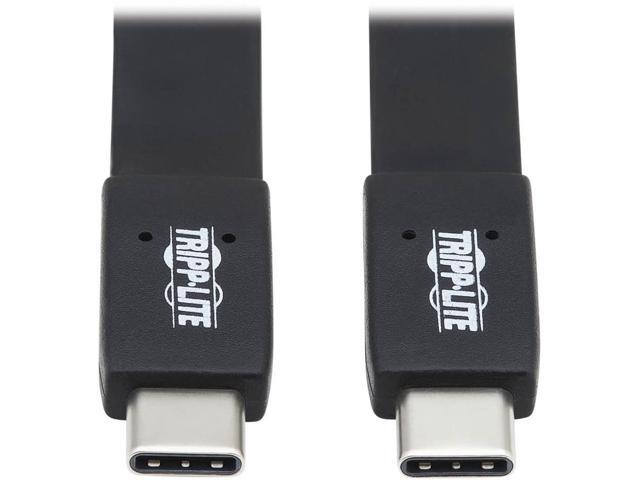 Click here for Tripp Lite 16in Flat M/M USB-C Cable Black U42016N... prices