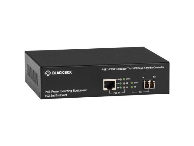 Click here for Black Box 10/100/1000B-T PoE PSE To 1000B-X Media... prices