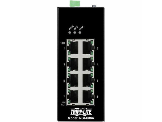 Click here for Tripp Lite 8-Port Unmanaged Industrial Gigabit Eth... prices