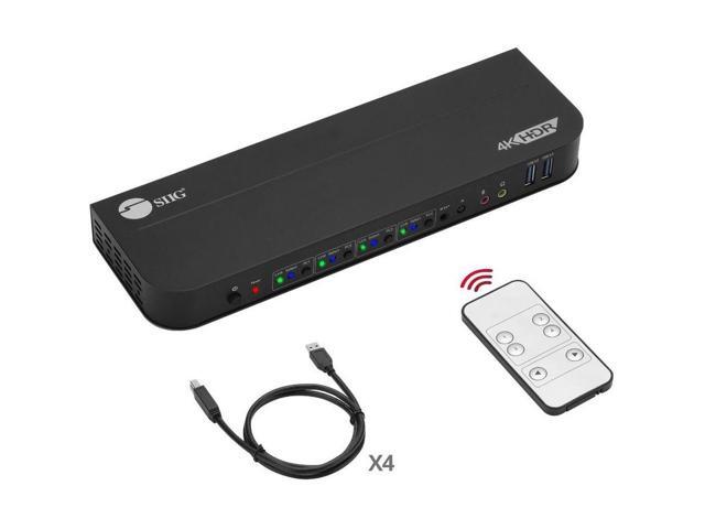 Click here for SIIG 4x1 DisplayPort 4K KVM USB 3.0 Switch with Re... prices