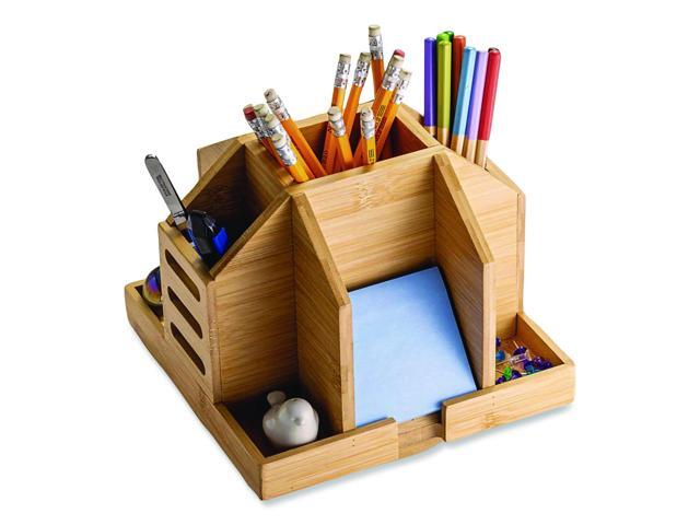 Click here for Bamboo Rotary Organizer 9 Compartments 8.85 x 8.82... prices