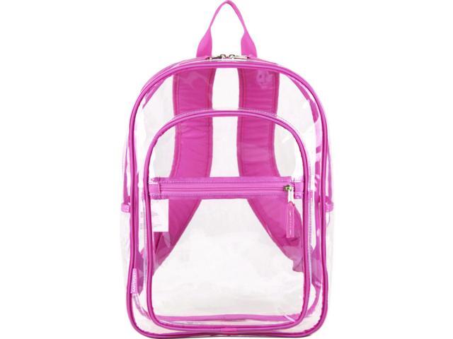 Click here for Clear with Color Trim Backpack 11.5 x 5 x 16.5 Cle... prices