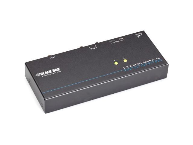 Click here for Black Box 1X2 4K HDMI Splitter VSP-HDMI1X2-4K prices