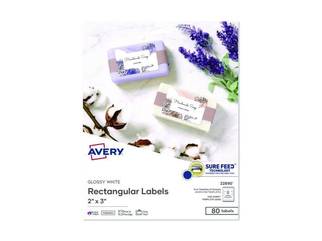 Click here for Avery 22890 Print to the Edge Labels  2x3  Glossy... prices