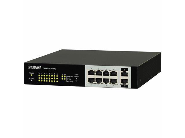 Click here for Yamaha SWX2210P-10G Ethernet Switch prices