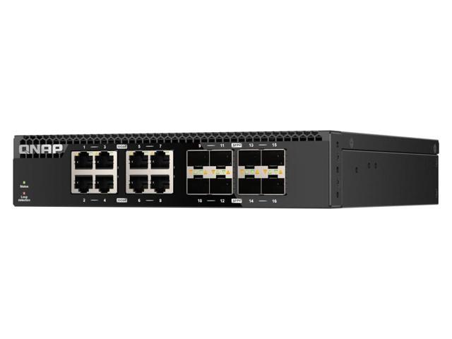 Click here for QNAP HALF-RACKMOUNT SWITCH QSW-3216R-8S8T-US  16 P... prices
