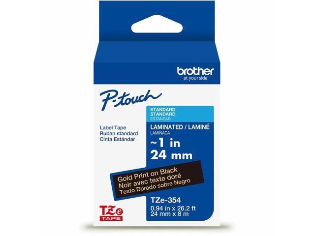 Click here for Brother Genuine P-touch TZe345 WHT on BK Label Tap... prices