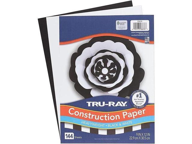 Click here for Pacon Tru-Ray 9x12 Construction Paper Black/White... prices