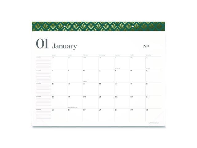 Click here for WorkStyle Monthly Desk Pad Calendar 21.75 x 17 Whi... prices