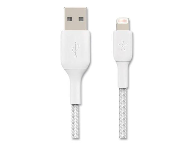 Click here for BELKIN CAA002bt1MWH BOOST CHARGE White Braided Lig... prices