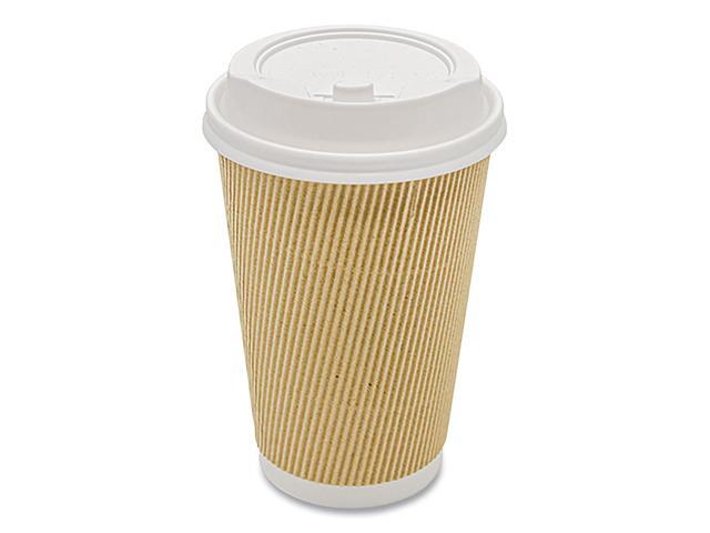 Click here for Ripple Hot Cups 16 oz Paper Kraft/White 500/Carton... prices