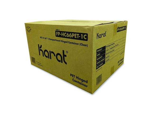Click here for PET Plastic Hinged Container 6 x 6 x 3.3 Clear Pla... prices
