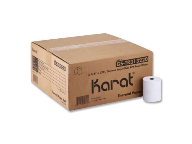 Click here for Thermal Paper Rolls 3.13 x 220 ft White 50 Rolls/C... prices