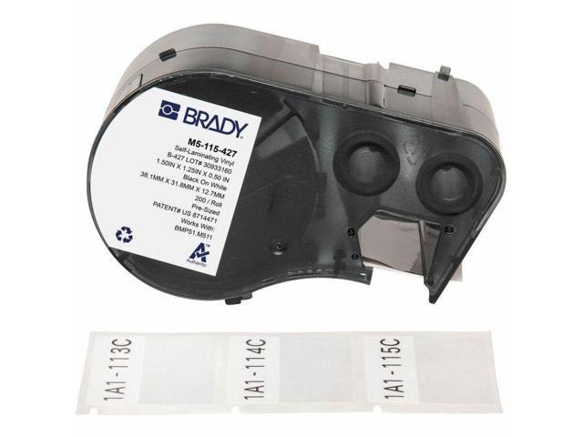 Click here for Brady self-Laminating Vinyl Wrap Around Labels Bla... prices