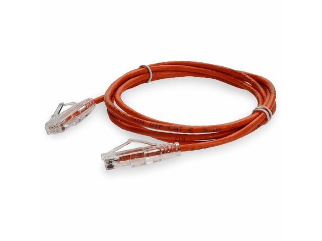 Click here for AddOn 10ft Orange CAT 6 Slim PVC Ethernet Cable No... prices
