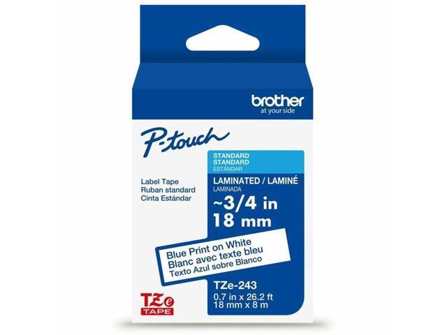 Click here for Brother Genuine P-touch TZe243 BL on WHT Label Tap... prices
