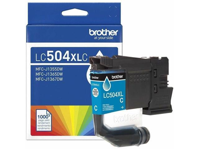 Click here for Brother Genuine LC504XLC High Yield Cyan Ink Cartr... prices
