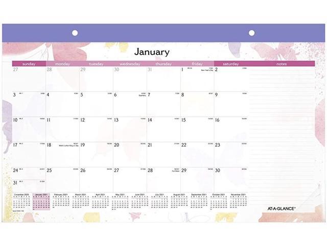 Click here for AT-A-GLANCE Watercolors 2026 Monthly Desk Pad Cale... prices