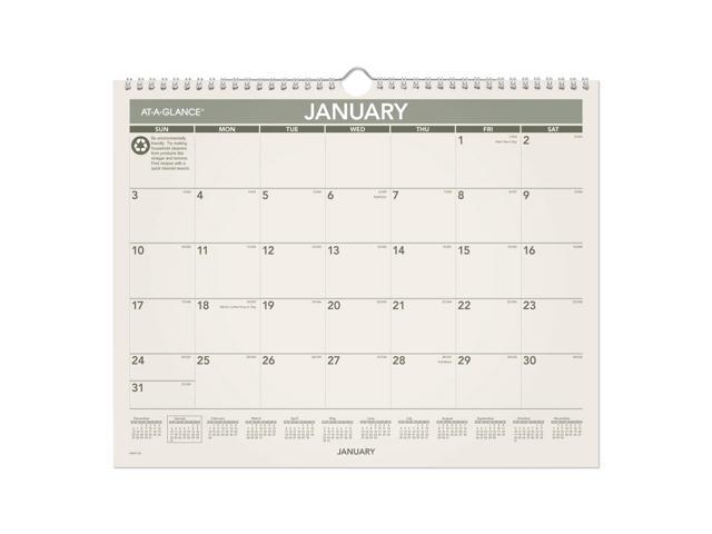 Click here for AT-A-GLANCE 2026 Recycled Monthly Wall Calendar  M... prices