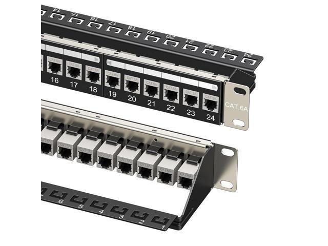 Click here for Cable Matters 1U 19-Inch 24-Port 10Gbps Cat6A Ethe... prices