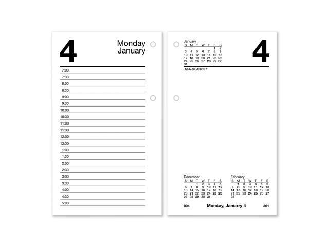 Click here for AT-A-GLANCE 2026 Recycled Daily Loose-Leaf Desk Ca... prices