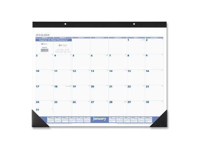Click here for AT-A-GLANCE 2026 Monthly Desk Pad Calendar  Blue a... prices