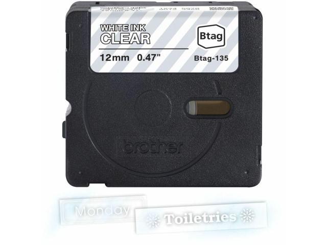 Click here for Brother P-touch BTAG-135 White on Clear Label Tape prices